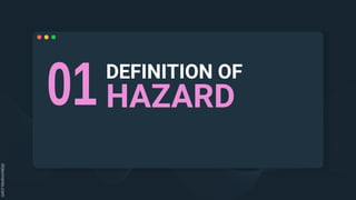 Fisioterapi Kesehatan & Keselamatan kerja - 2 HAZARD.pptx