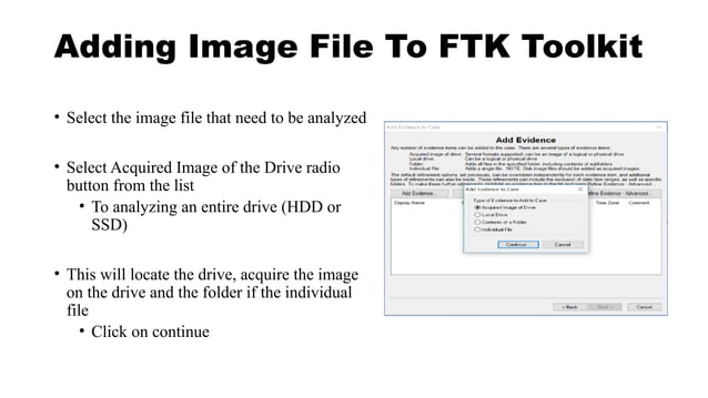 FTK Lab Practicals Practical Session Slides | PPTX