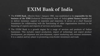 EXIM POLICY OF INDIA ( Export -Import) Presentation.pptx