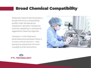 What is the Importance of FDA Compliant Materials? | PDF