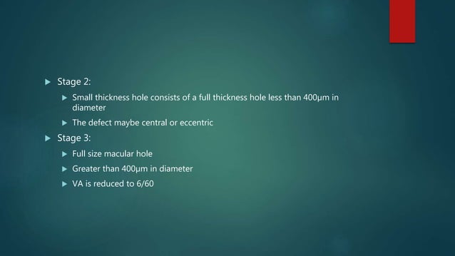 Full Thickness Macular Hole (FTMH) | PPT