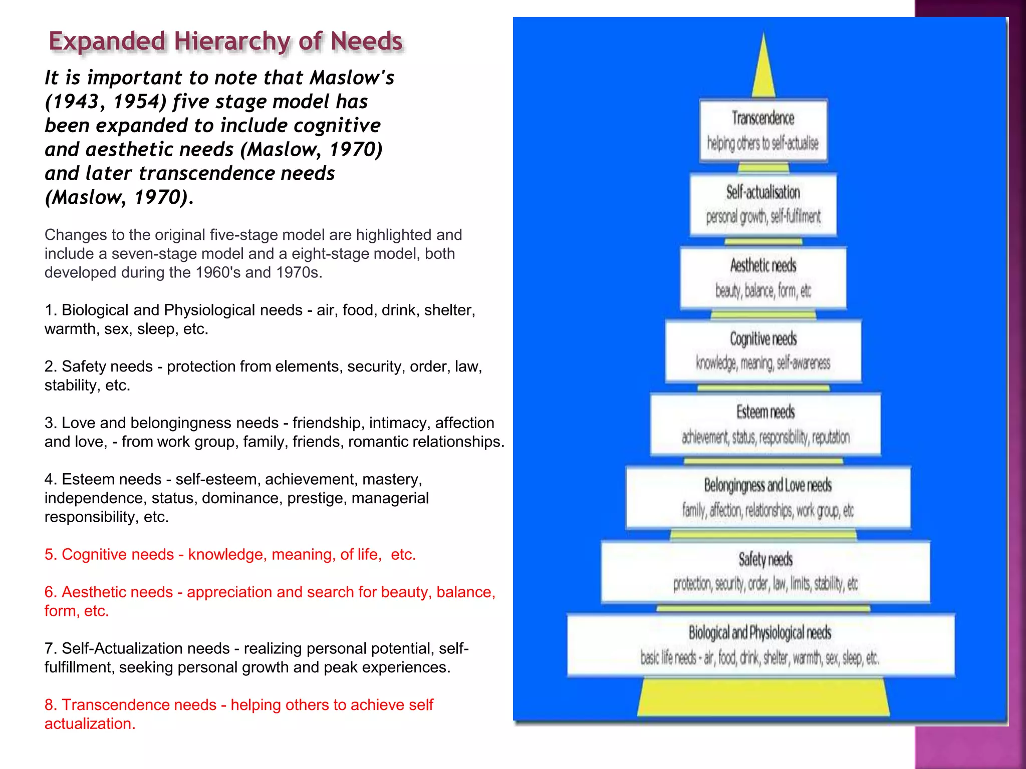 Abraham Maslow & the Humanistic Psychology | PPTX