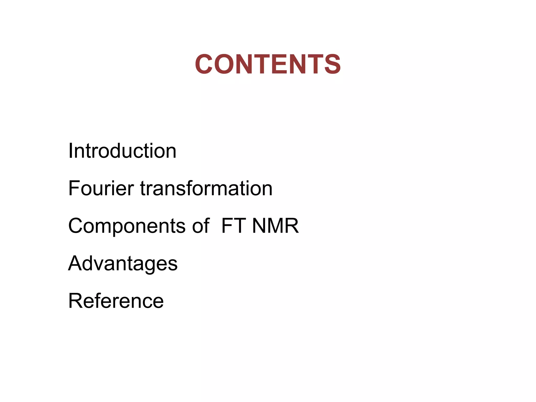 FT NMR | PPTX