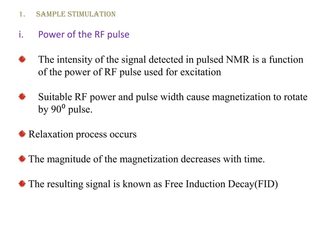 FT NMR | PPTX | Chemistry | Science