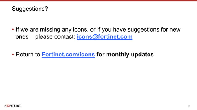 Fortinet Icon Library | PPTX