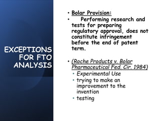 Freedom to Operate | PDF