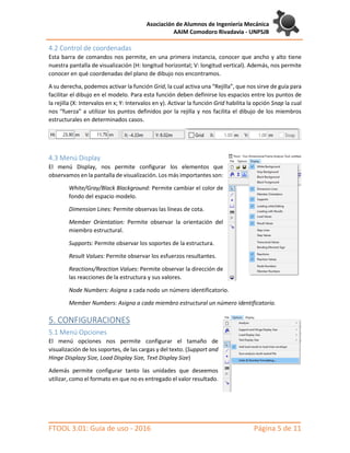 Guía de uso para Ftool 3.01 en español. | PDF