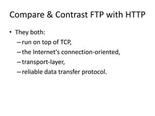 FTP | PPTX | Internet | Computing