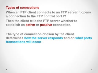 File Transport Protocol | PPT