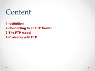 File Transport Protocol | PPT