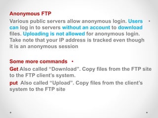 File Transport Protocol | PPT