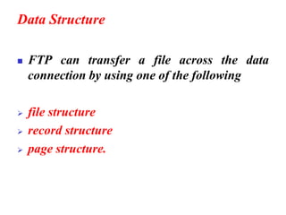 FILE TRANSFER PROTOCOL (FTP) | PPT