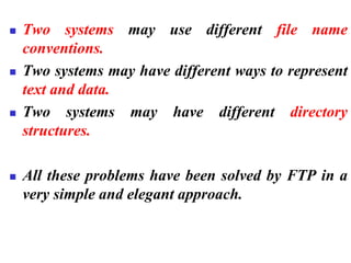 FILE TRANSFER PROTOCOL (FTP) | PPT
