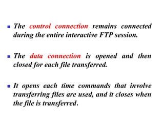 FILE TRANSFER PROTOCOL (FTP) | PPT