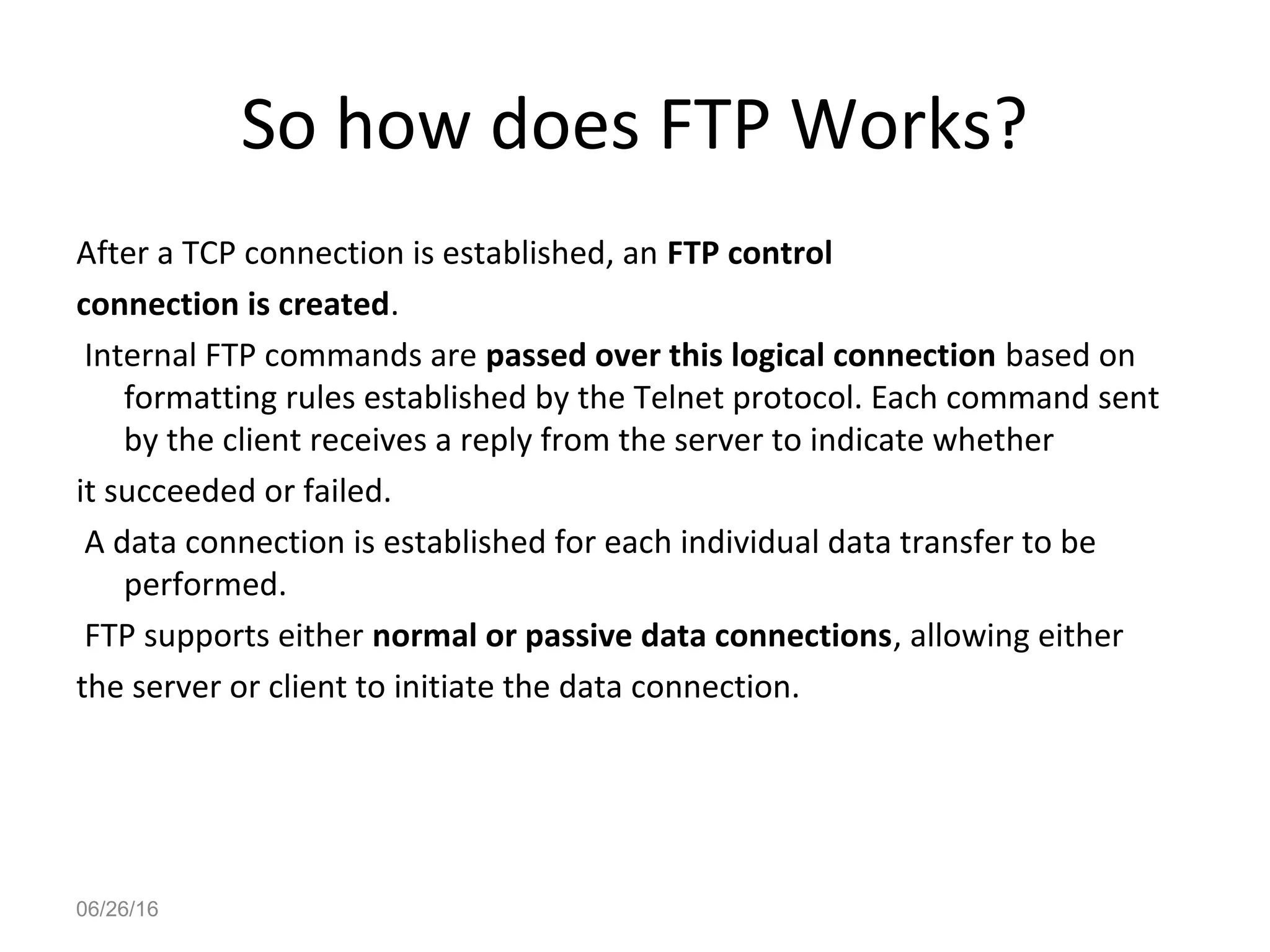 File Transfer protocols | PPT