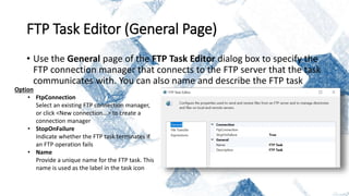 SSIS : Ftp and script task | PPT