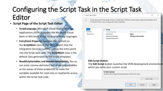 SSIS : Ftp and script task | PPT