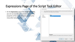 SSIS : Ftp and script task | PPT