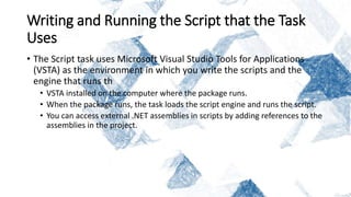 SSIS : Ftp and script task | PPT