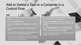 SSIS : Ftp and script task | PPT