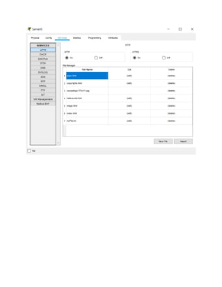 Ftp configuration in cisco packet tracer | PDF