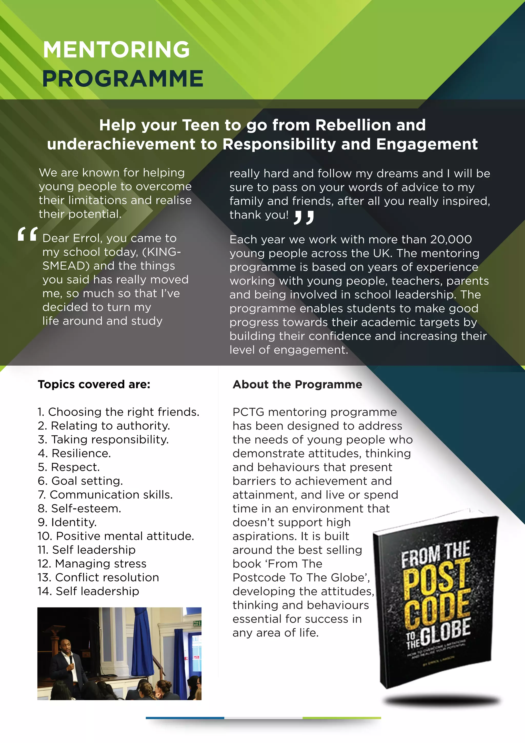 Schools Mentoring Brochure 2018 | PDF