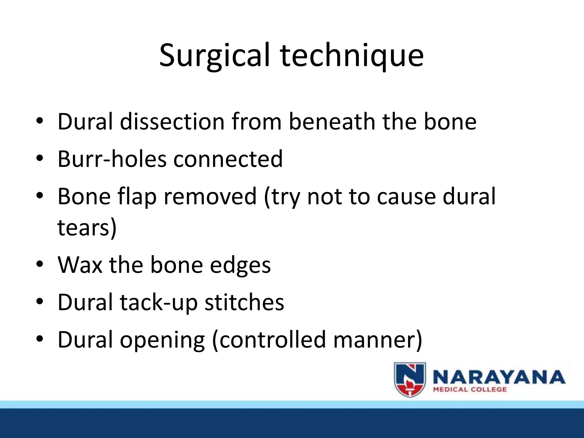 FTP Decompressive Craniotomy: How I do it? | PPTX