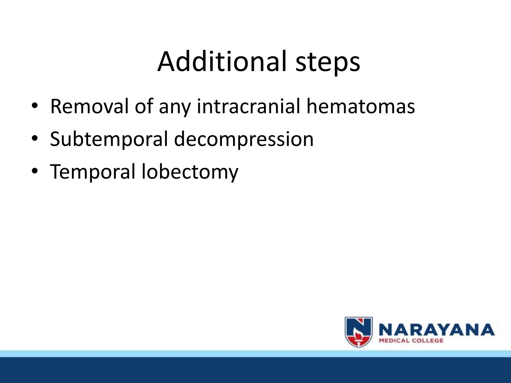FTP Decompressive Craniotomy: How I do it? | PPTX