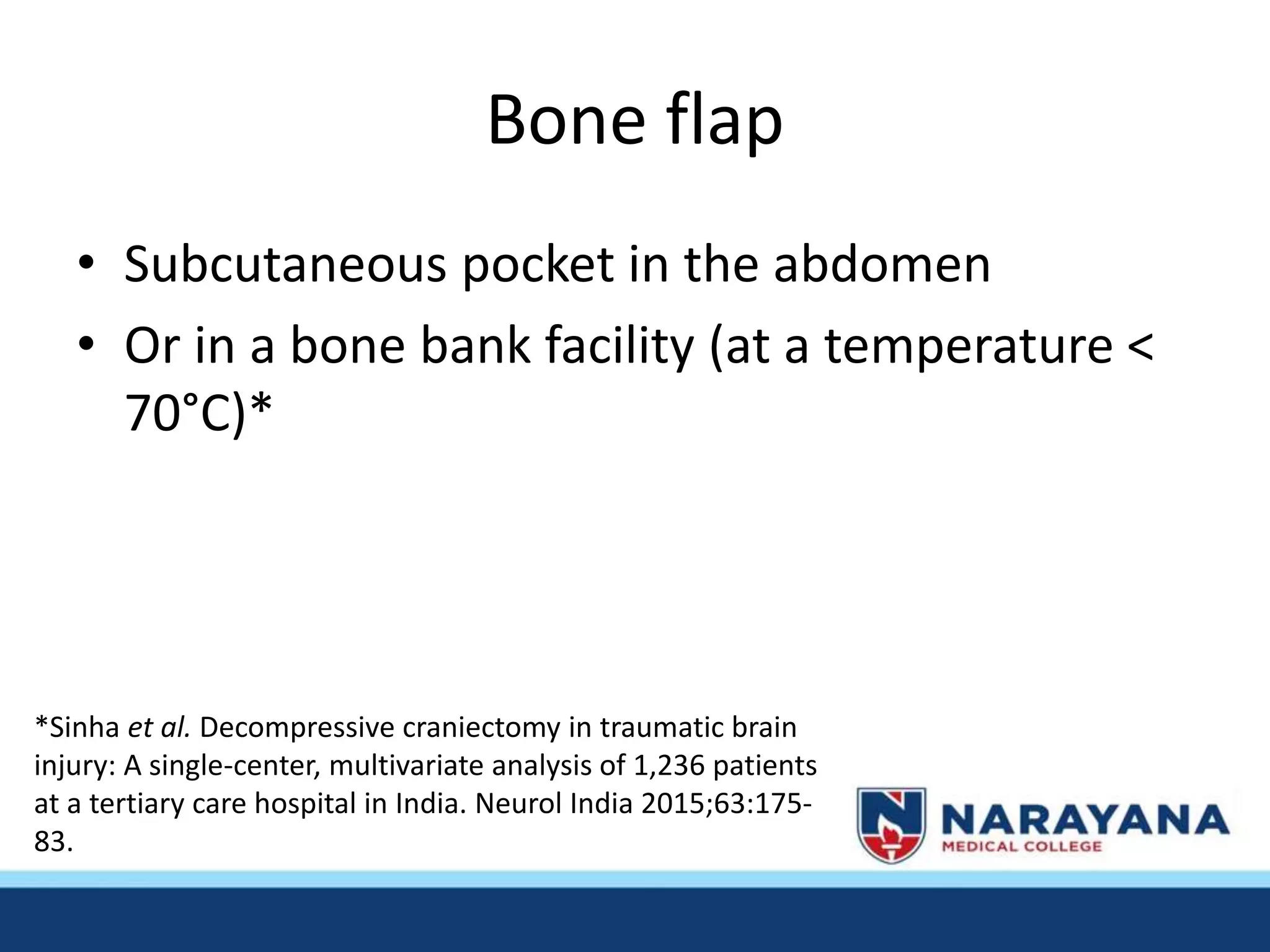 FTP Decompressive Craniotomy: How I do it? | PPTX