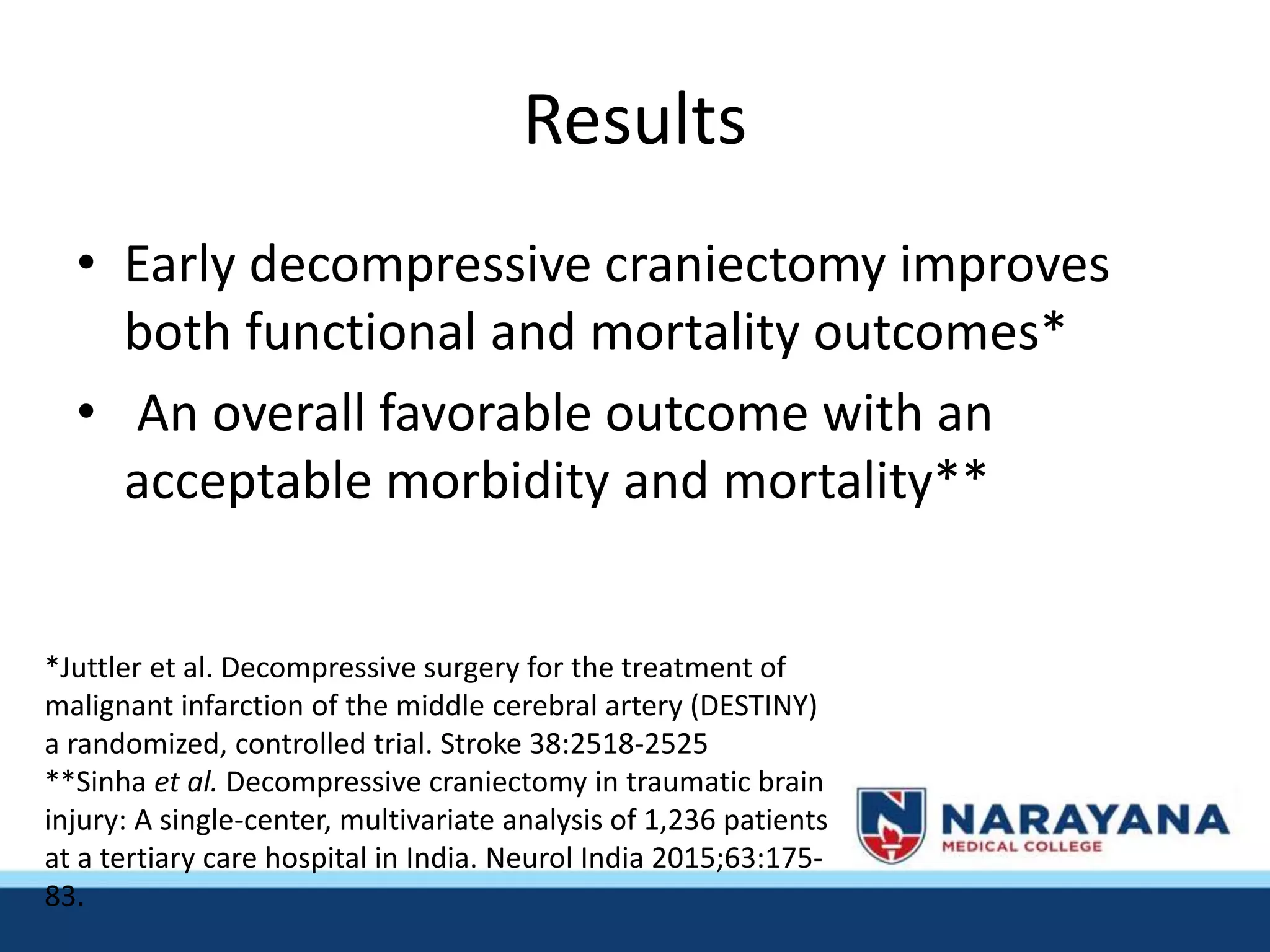 FTP Decompressive Craniotomy: How I do it? | PPTX