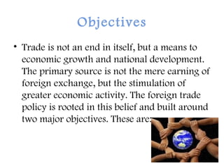 Foreign Trade Policy & Export Promotion Schemes | PPT