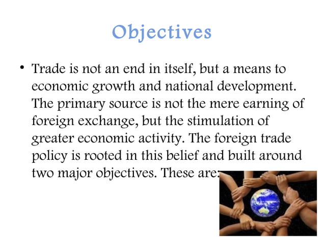 Foreign Trade Policy & Export Promotion Schemes | PPT