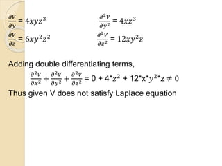 Poisson’s and Laplace’s Equation | PPTX