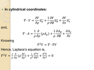 Poisson’s and Laplace’s Equation | PPTX