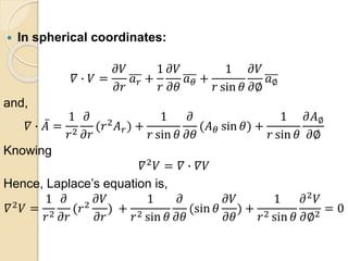 Poisson’s and Laplace’s Equation | PPTX