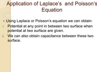 Poisson’s and Laplace’s Equation | PPTX