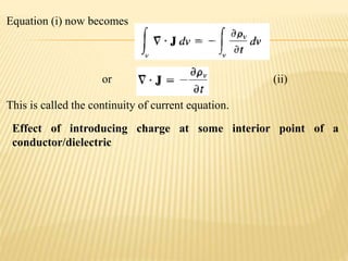 continuity equation and relaxation time | PPTX