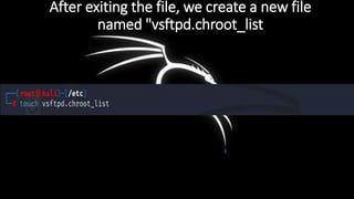 FTP Server.pptx | Operating Systems | Computer Software and Applications