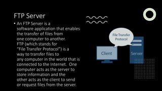 FTP Server.pptx | Operating Systems | Computer Software and Applications