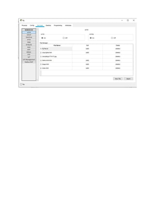 Ftp server configuration on cisco packet tracer | PDF