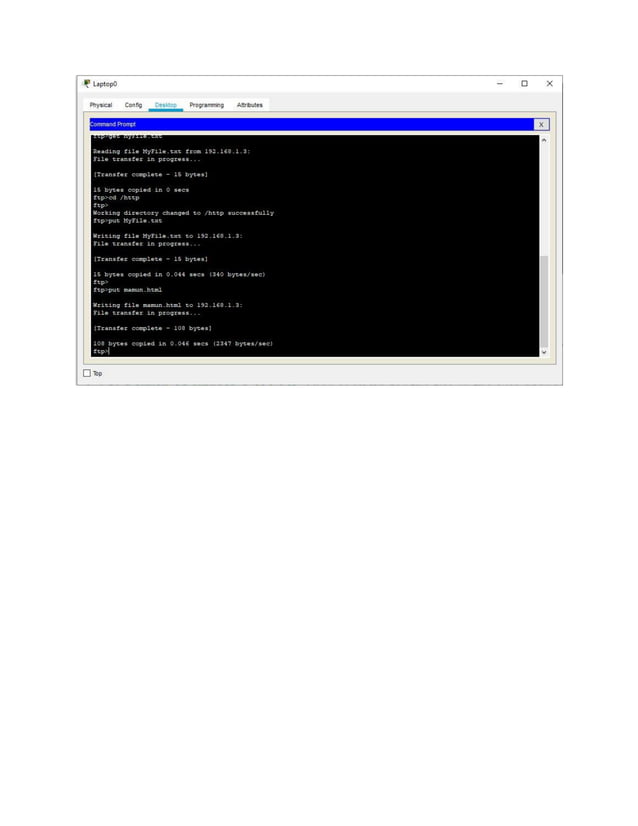 Ftp server configuration on cisco packet tracer Ftp server configuration on cisco packet tracer