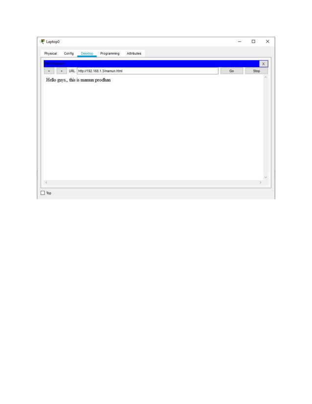 Ftp Server Configuration On Cisco Packet Tracer