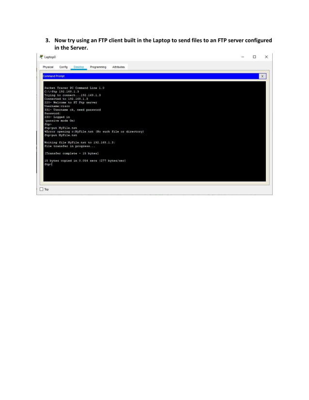 Ftp server configuration on cisco packet tracer Ftp server configuration on cisco packet tracer