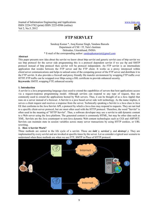 Ftp servlet | PDF
