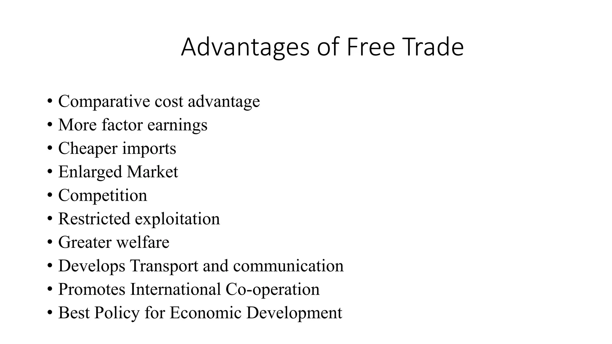 FREE TRADE AND PROTECTION | PPTX