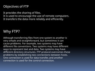 INTRODUCTION TO FTP, MECHANISM OF FTP WWW.pptx