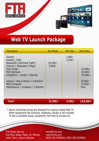 Business Profile FTR Media Service | PDF | Search | Internet