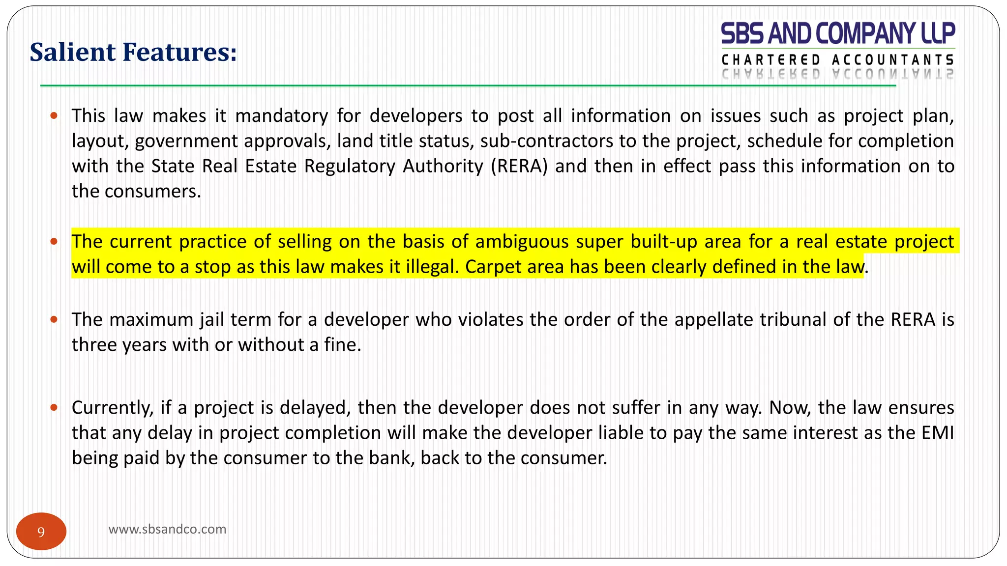Overview of Real Estate (Regulation & Development) Act | PDF
