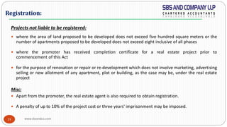 Overview of Real Estate (Regulation & Development) Act | PDF