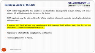 Overview of Real Estate (Regulation & Development) Act | PDF